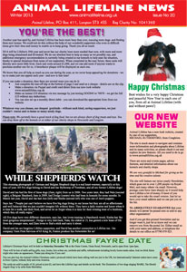 Animal Lifeline - Our Newsletters | Animal Lifeline